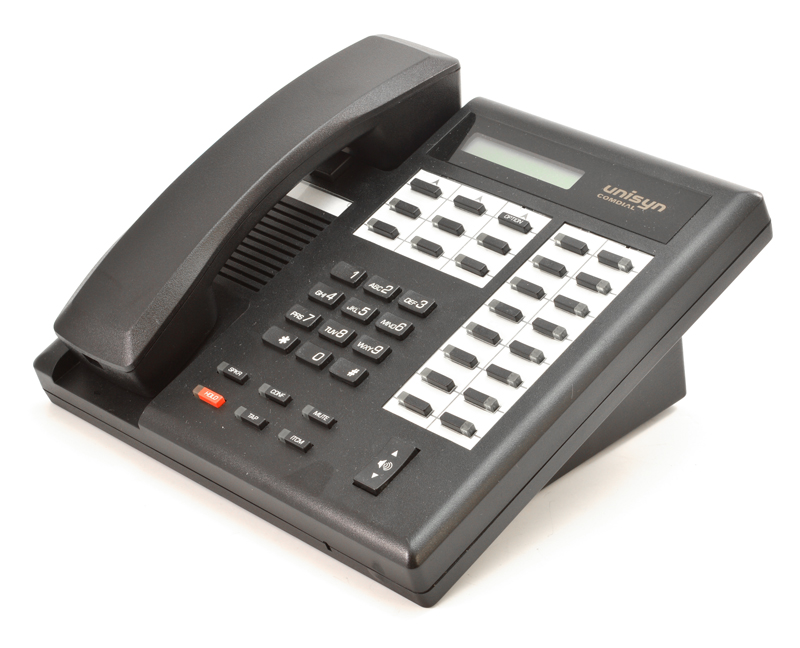 Comdial Unisyn 1022S-FB Flat Black Display Speakerphone