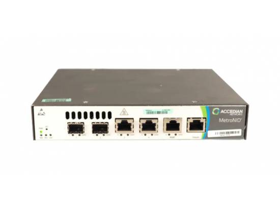 Accedian MetroNID GT-S Dual AC 501-052-01 4-Port Network